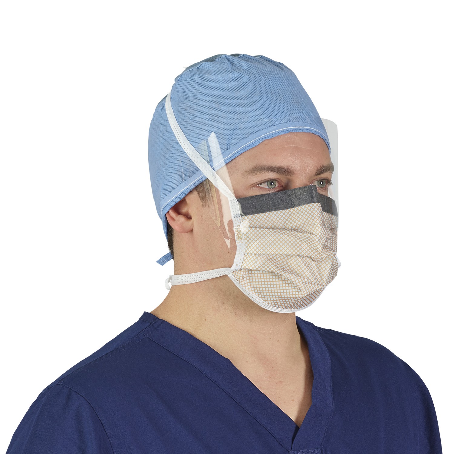 FLUIDSHIELD 2 Fog-Free Surgical Mask, WrapAround Visor - MedCurv ...